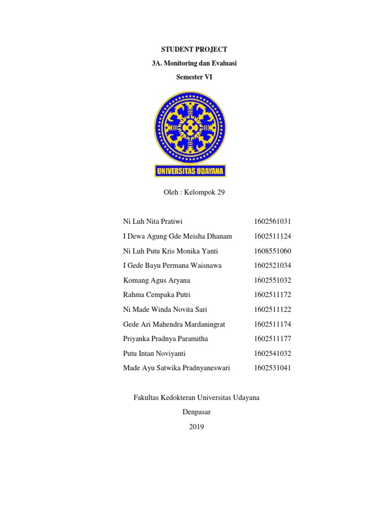 Student Project Ipe Print Pdf