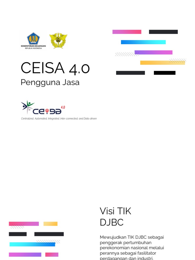 Sosialisasi Ceisa 4.0 | PDF