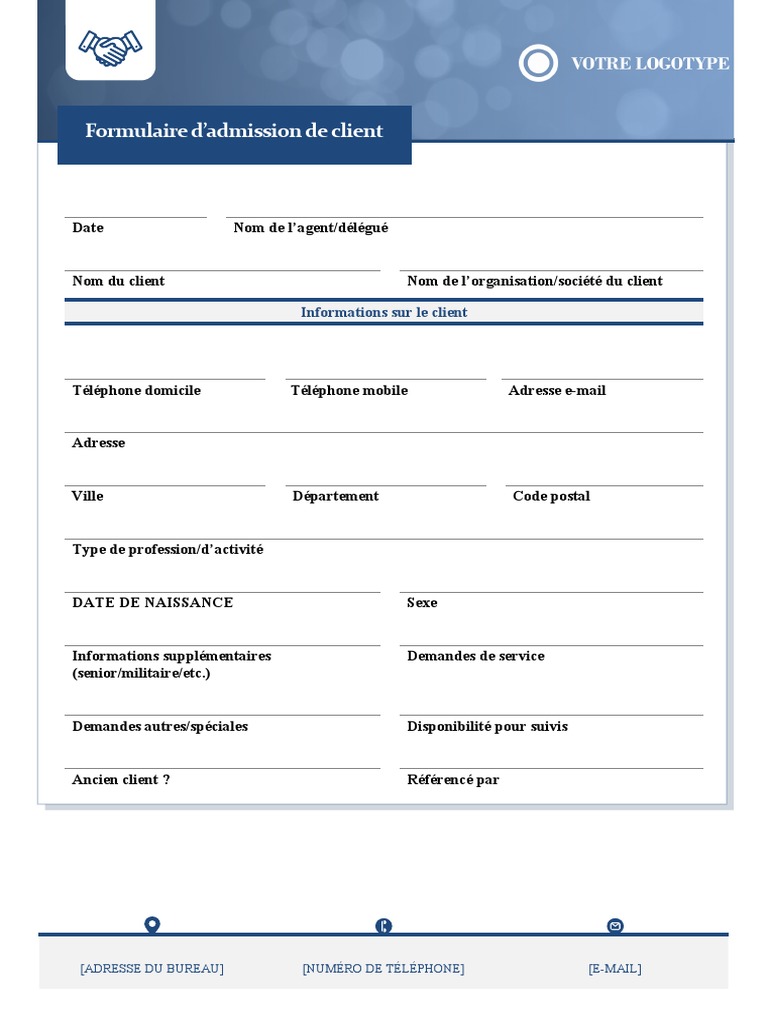 Model Formulaire | PDF