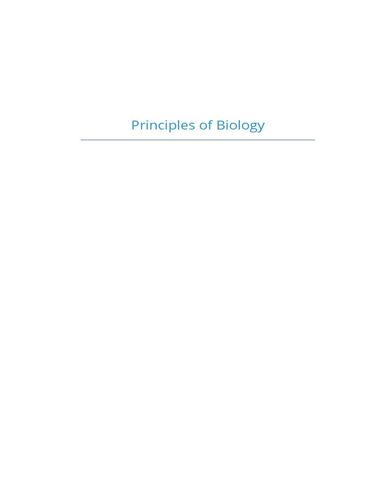 Principles of Biology 1592953983 | PDF | Cellular Respiration | Genetics