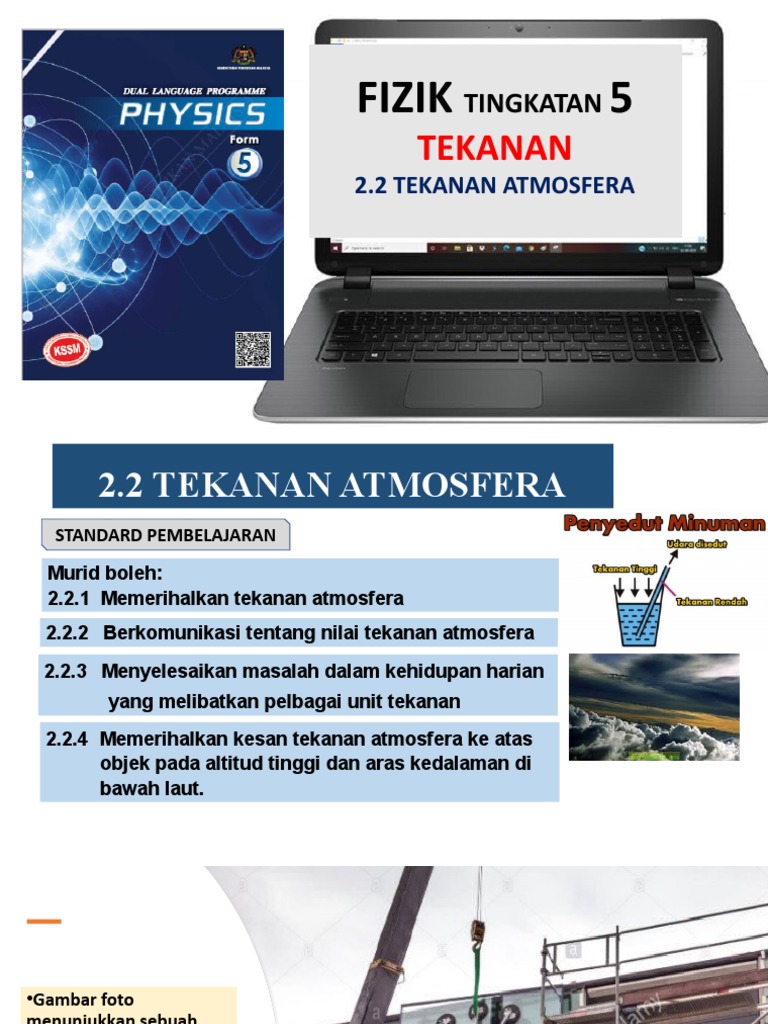 Tekanan Atmosfera dalam Fizik Tingkatan 5 | PDF