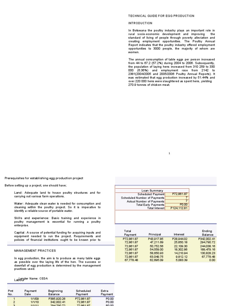 Technical Guide For Egg Production Introduction in ... | PDF | Poultry ...