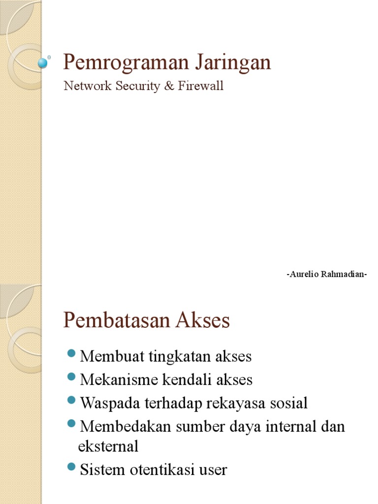 Pemrograman Untuk Keamanan Jaringan | PDF