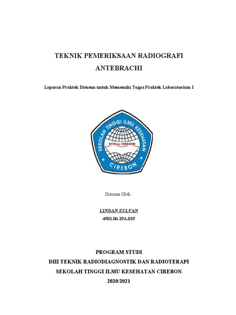 Teknik Radiografi Antebrachi | PDF
