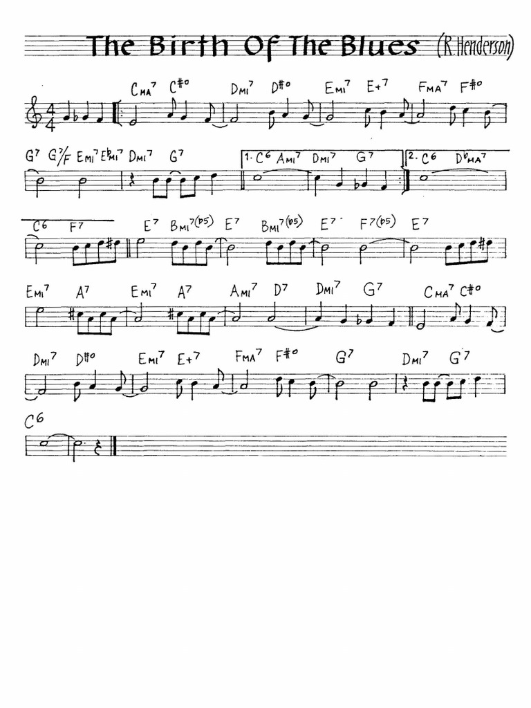 Birth of The Blues | PDF