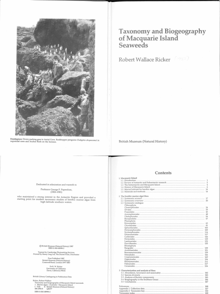 Pyropia Columbina P140 | PDF | Algae | Antarctica