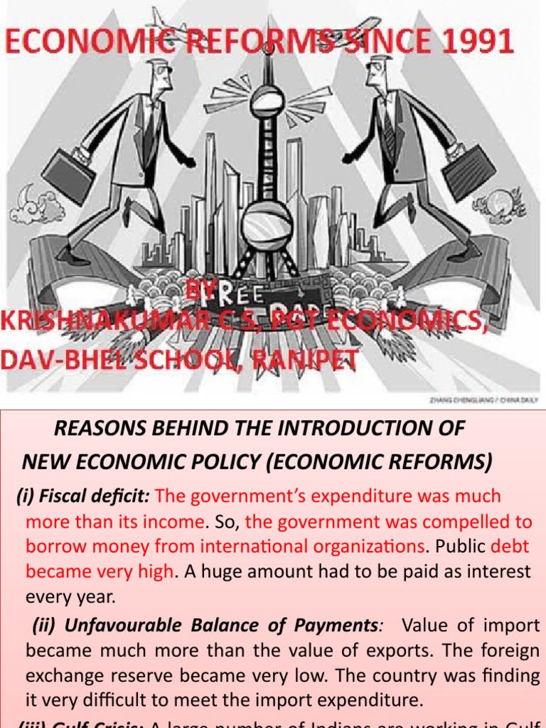 Economic Reforms | PDF | Value Added Tax | Indian Black Money