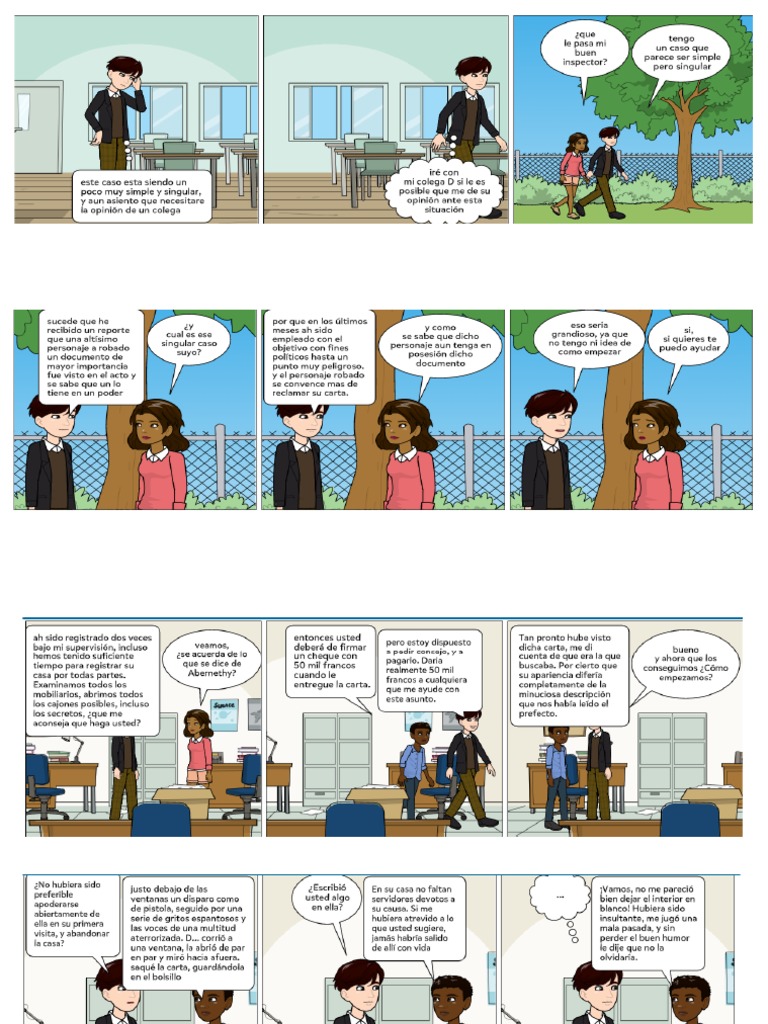 Historieta La Carta Robada Pdf