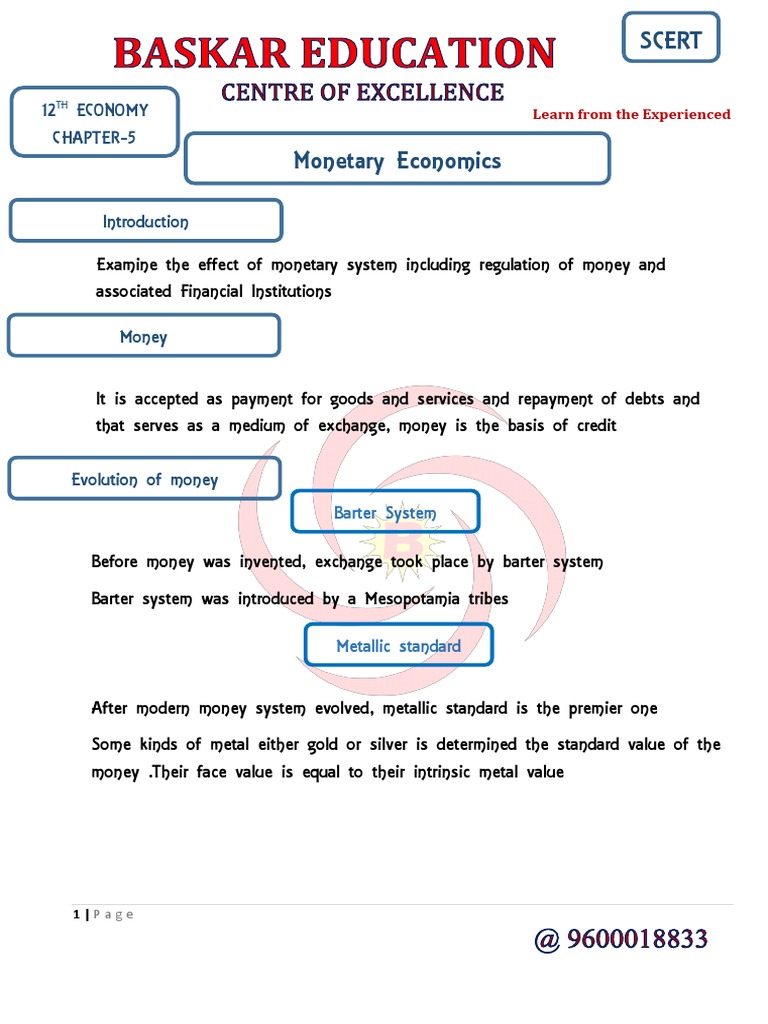 Monetary Economics | PDF | Money Supply | Money
