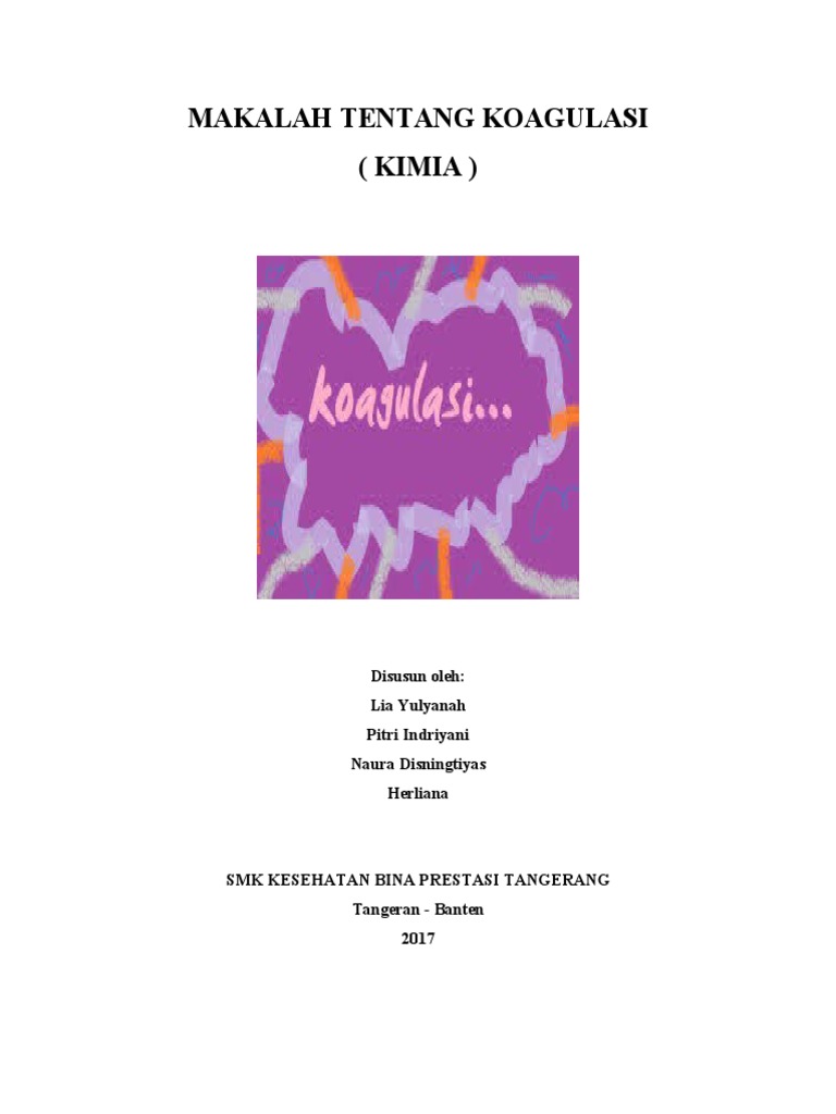 Proses dan Contoh Koagulasi Koloid | PDF
