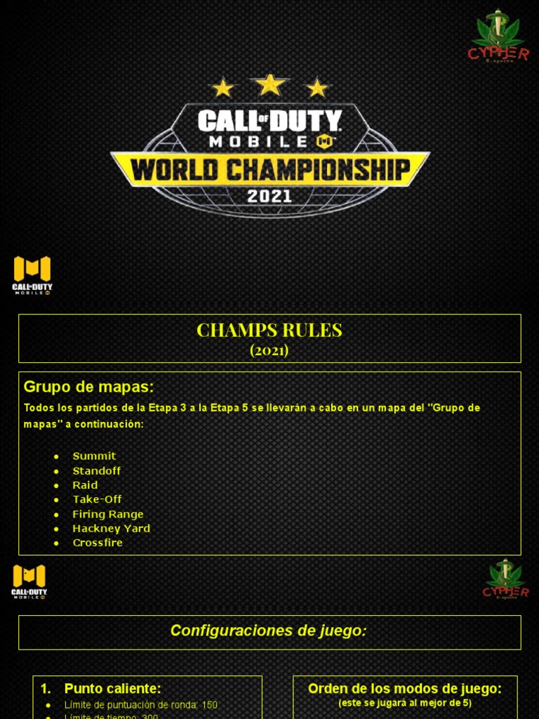 Champs Rules (2021) | PDF