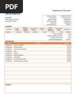 Bank Statement Template 1 - TemplateLab | PDF