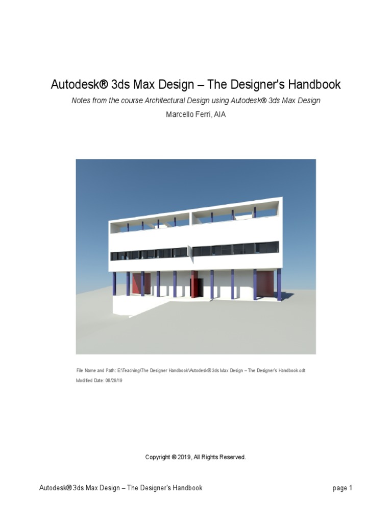 Autodesk 3ds Max Design The Designers Ha | PDF | Autodesk 3ds Max ...