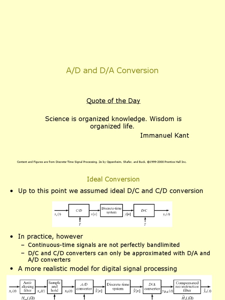 AD and DA Conversion | Download Free PDF | Analog To Digital Converter ...