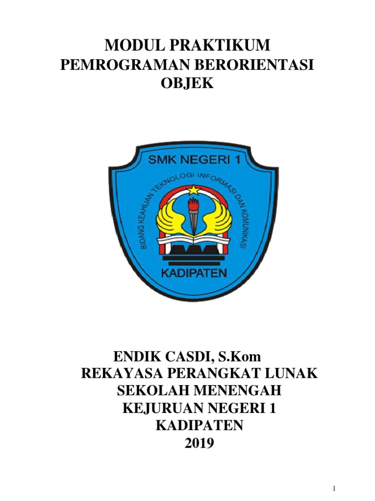 Modul Praktek PBO ENDIK | PDF
