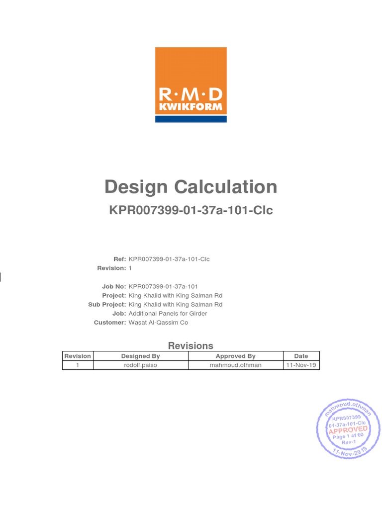 CLC - KPR007399 01 37a 101 - REV 01 | PDF | Beam (Structure) | Concrete
