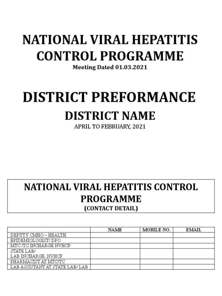 Template 01.03.2021 | PDF | Hepatitis B | Hepatitis C