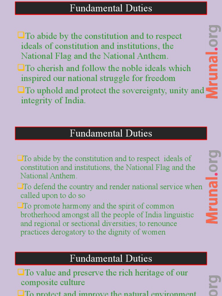 4.fundamental Duties 1 | PDF