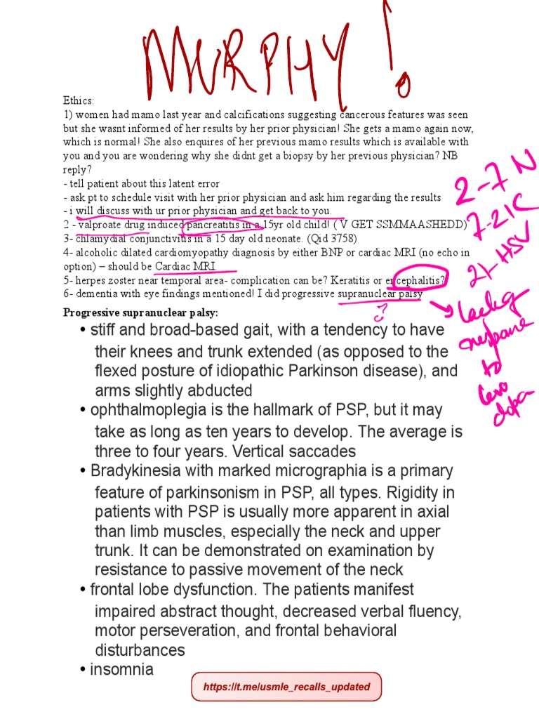 USMLE 2020 Recall MR Murphy | PDF | Childbirth | Pregnancy