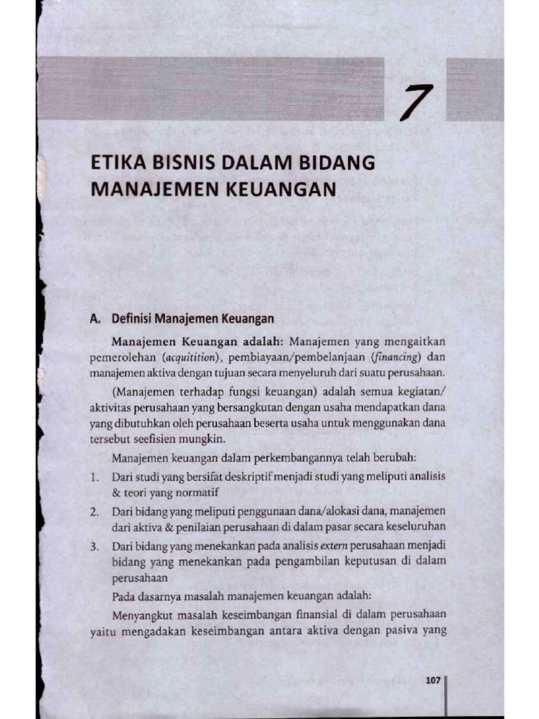 Buku Bab 7 Etika Bisnis | PDF