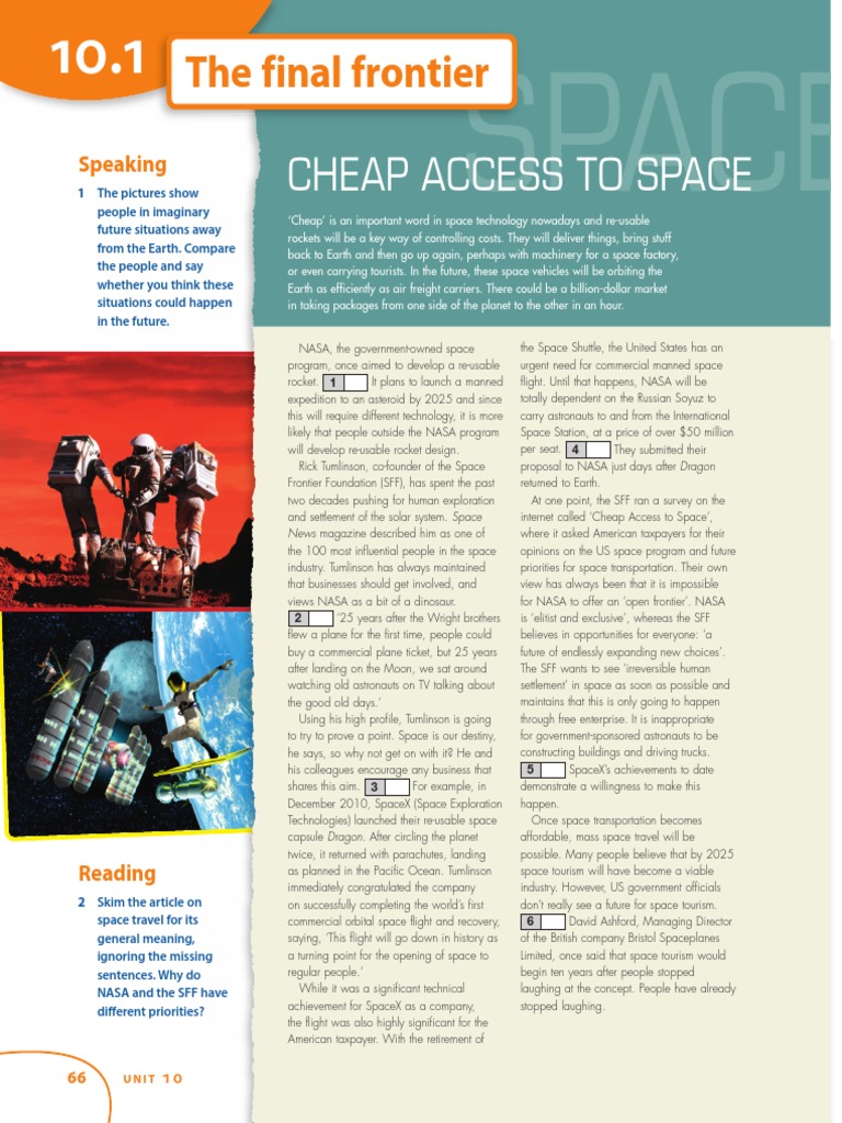 Cheap Access To Space | PDF | Space X Dragon | Nasa