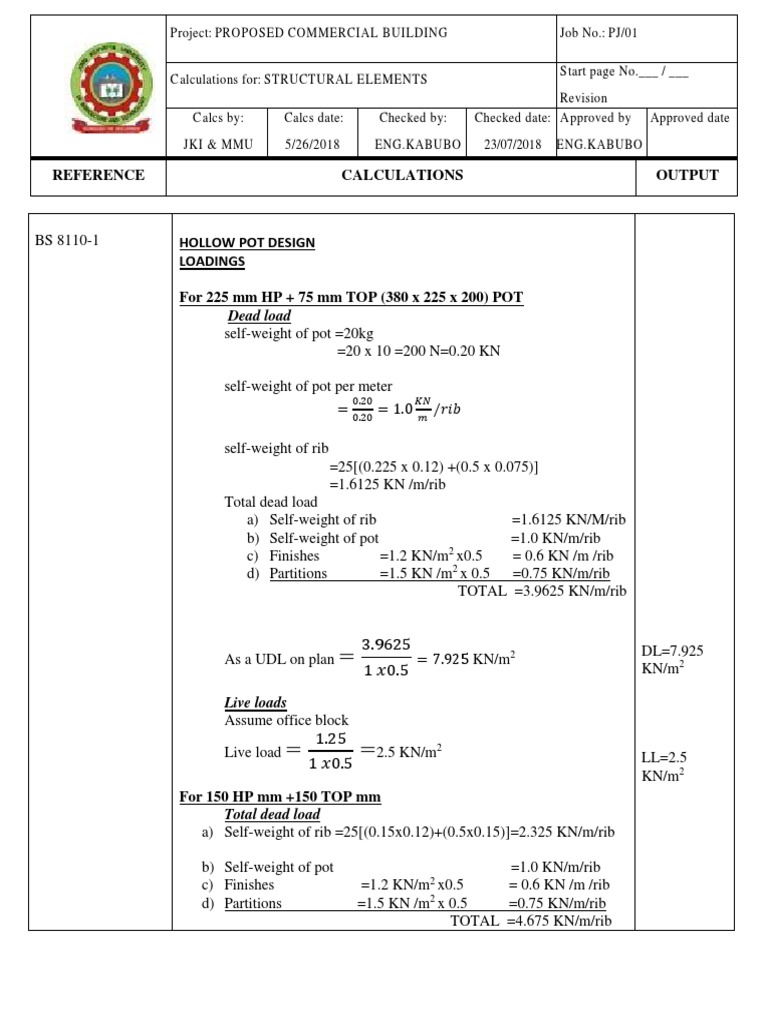 Hollow Pot Design Worksheet | PDF | Structural Engineering | Continuum Mechanics