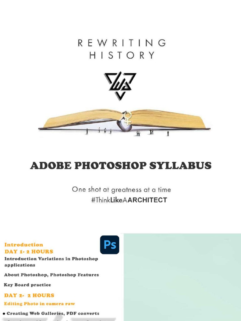 Adobe Photoshop Syllabus | PDF