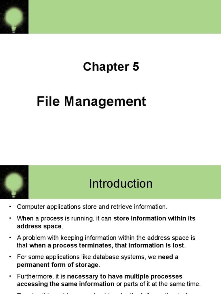 File Management and Storage Systems | PDF | File System | Computer File