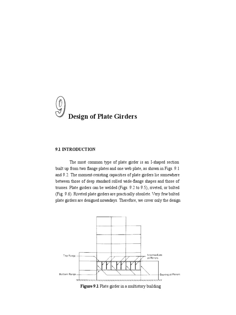 Design of Plate Girders | PDF | Truss | Buckling