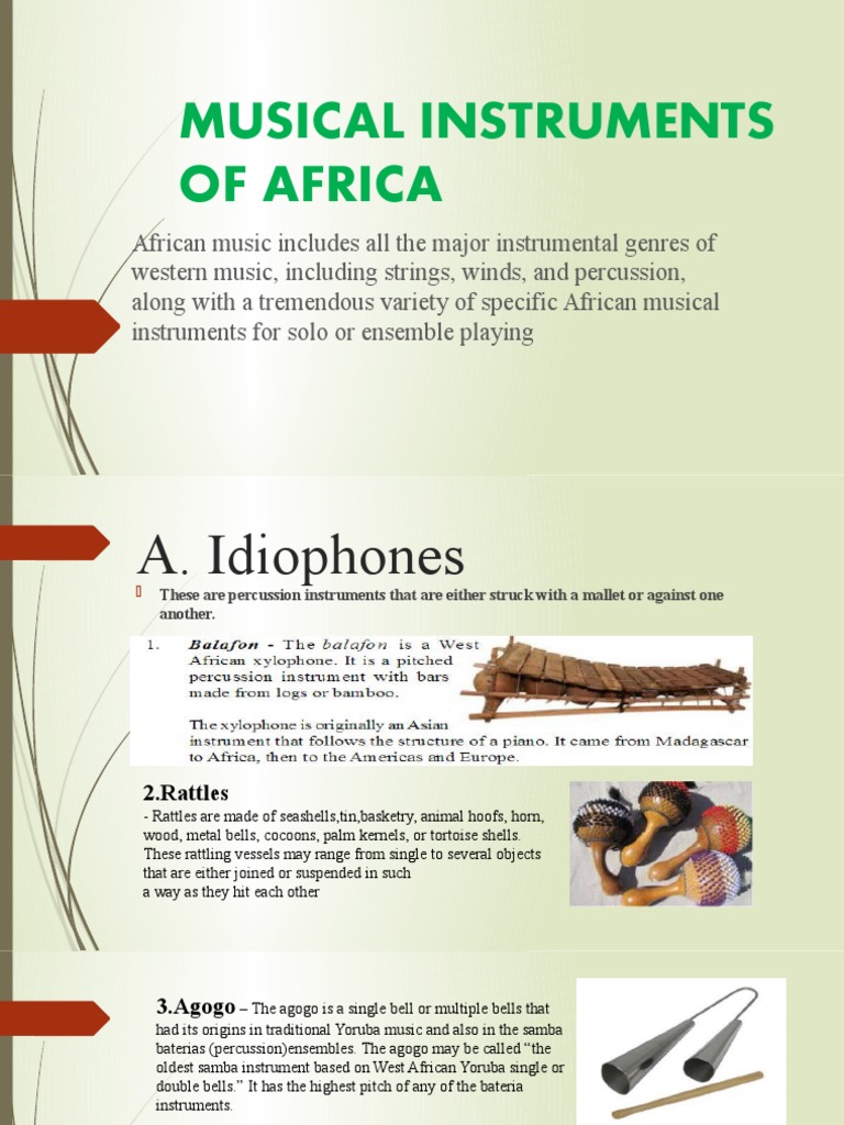 African Musical Instruments Overview | PDF | String Instruments ...