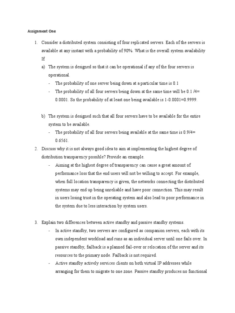 Distributed Systems | PDF | Distributed Computing | Server (Computing)