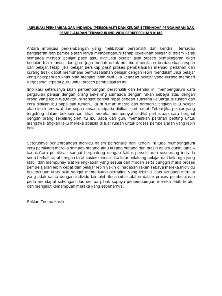 Psikologi Minggu 6 (TUTORIAL) | PDF