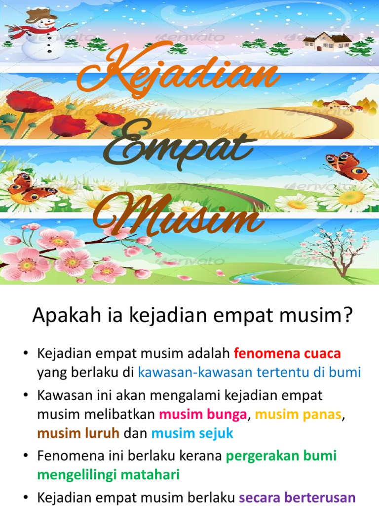 Kejadian Empat Musim dan Kesan Geografi | PDF