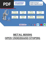 Sublevel Open Stoping Method | PDF | Mining