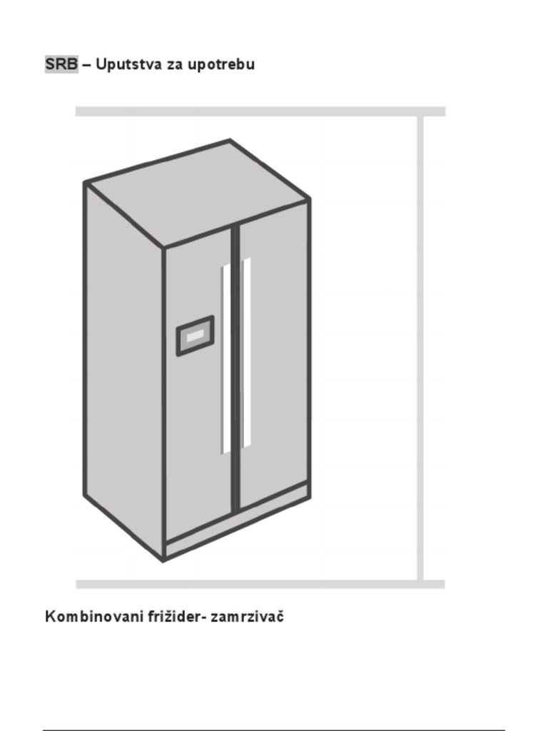 Frizider Uputstvo Srpski | PDF