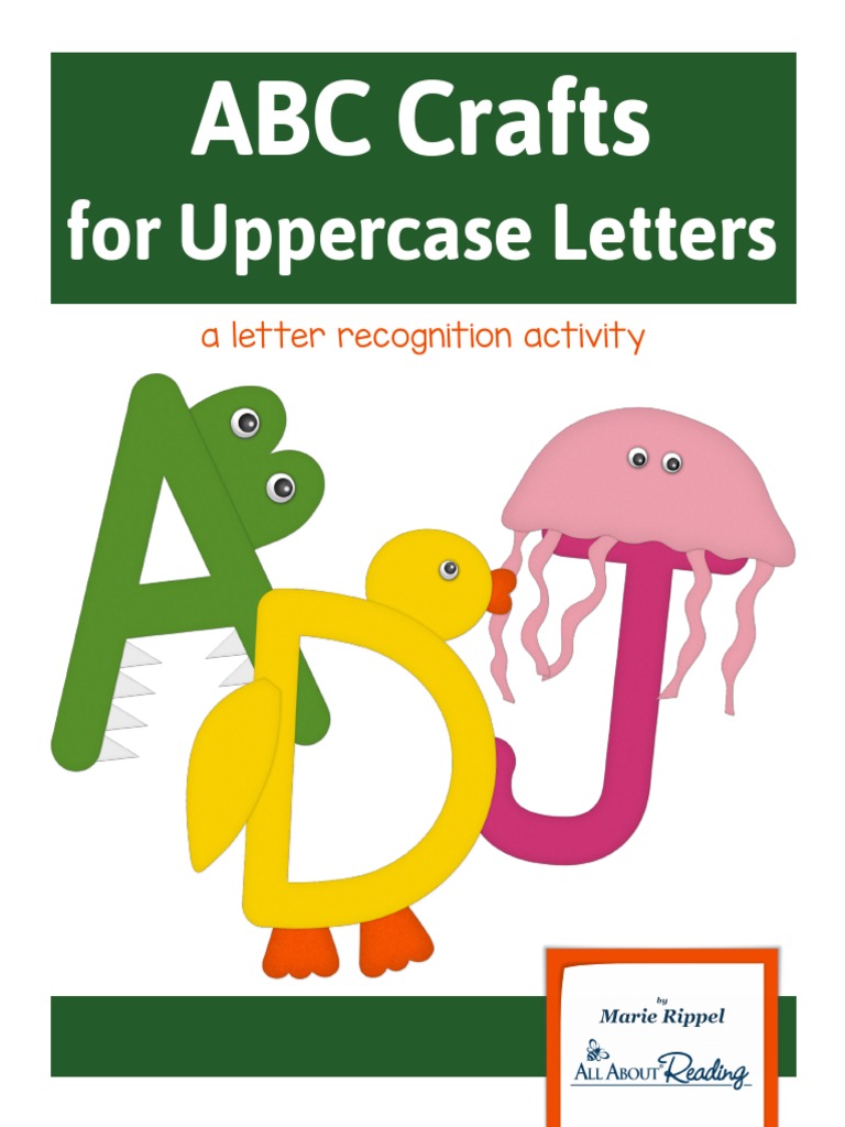 ABC Crafts For Uppercase Letters | PDF | Books | Nature