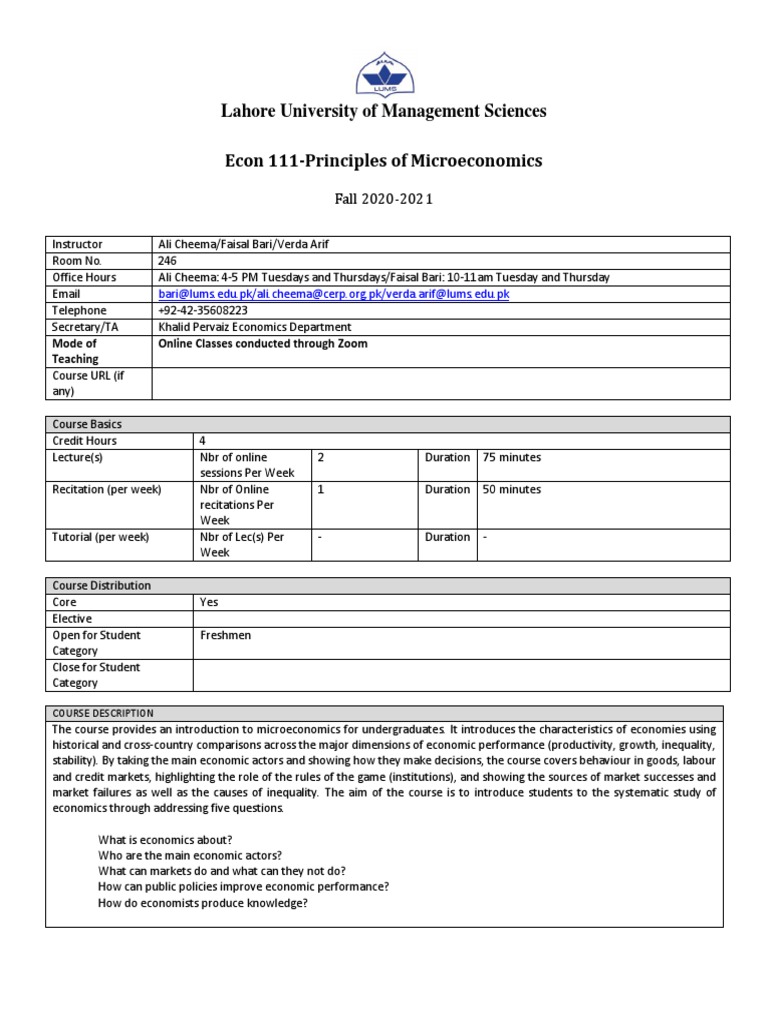 ECON 111-Principles of Microeconomics-Faisal Bari-Ali Cheema-Verda Arif-Sect 1 | PDF | Economics ...