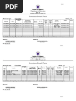 Inventory Count Form Annex A | PDF | Inventory