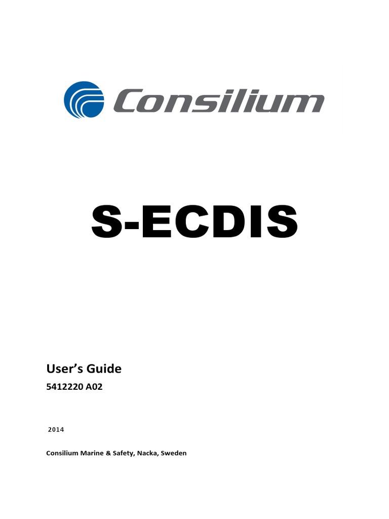 5412220A02 S - ECDIS User Manual | PDF | Cursor (User Interface) | Menu (Computing)