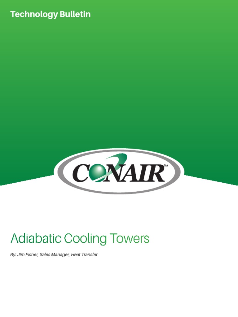 Adiabatic Cooling Towers Technology Bulletin Pdf Evaporation