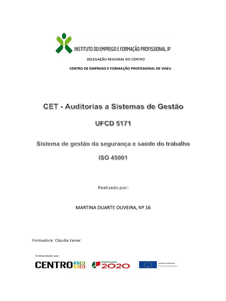 UFCD 5171-Trabalho Final | PDF | ISO 9000 | Liga