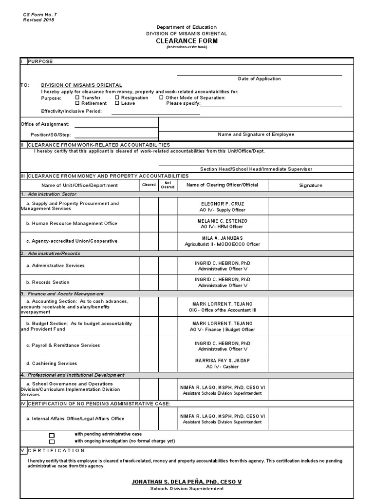 Employee Clearance Process Guide | PDF | Economies | Business