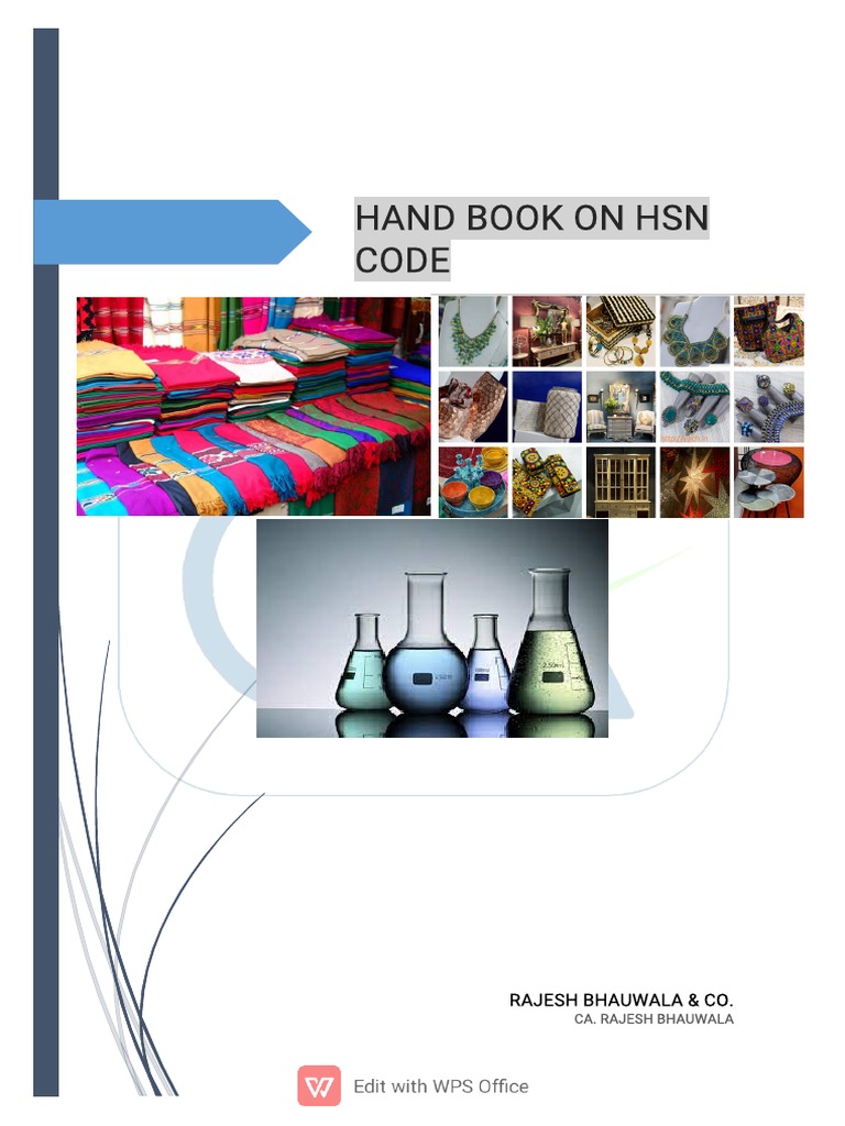 RBC Handbook On HSN Code | PDF | Textiles | Nature