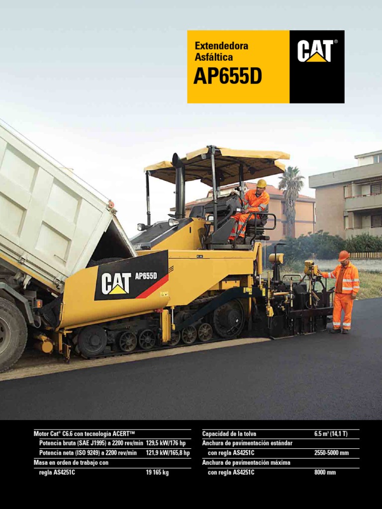 Ap655d Cat Paver | PDF | Generador eléctrico | Ingenieria Eléctrica