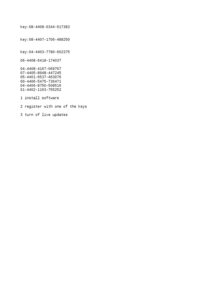 Keys Norton Ghost 15 | PDF