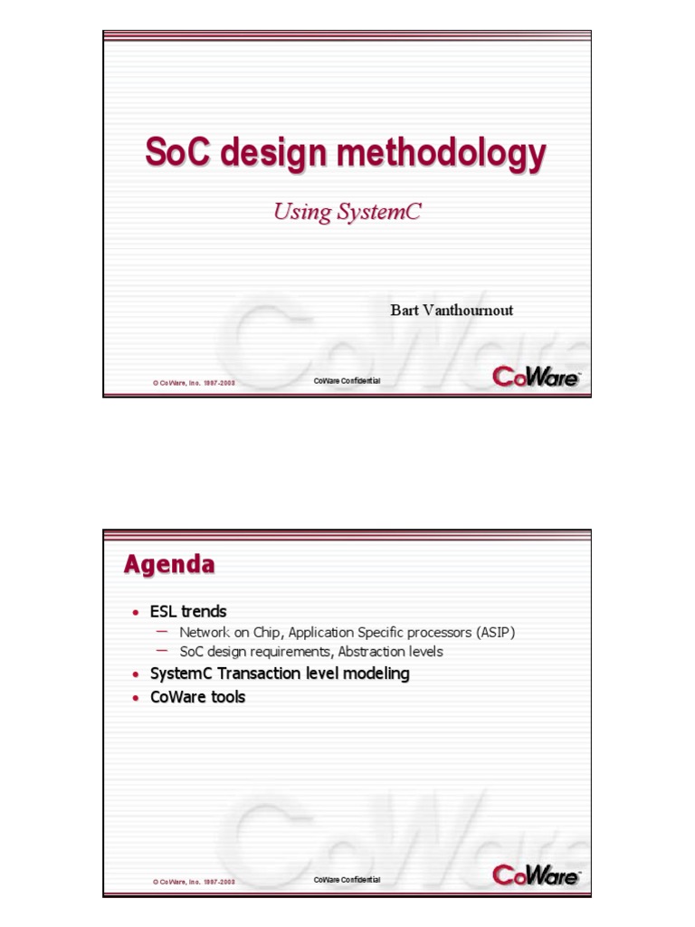Soc Design Methodology Soc Design Methodology | PDF | System On A Chip ...