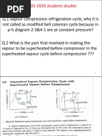Refrigeration and Air Conditioning MCQ Questions | PDF | Air ...