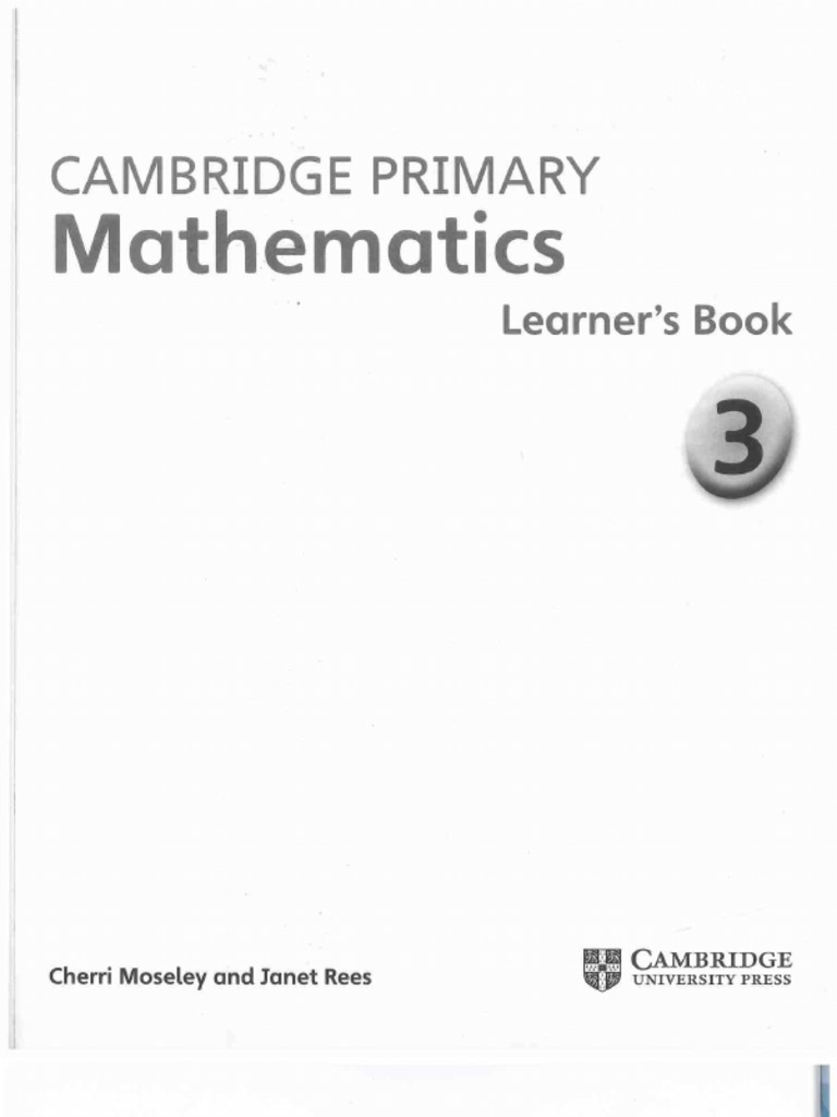 Cambridge Primary Mathematics Learner S Book 3 | PDF