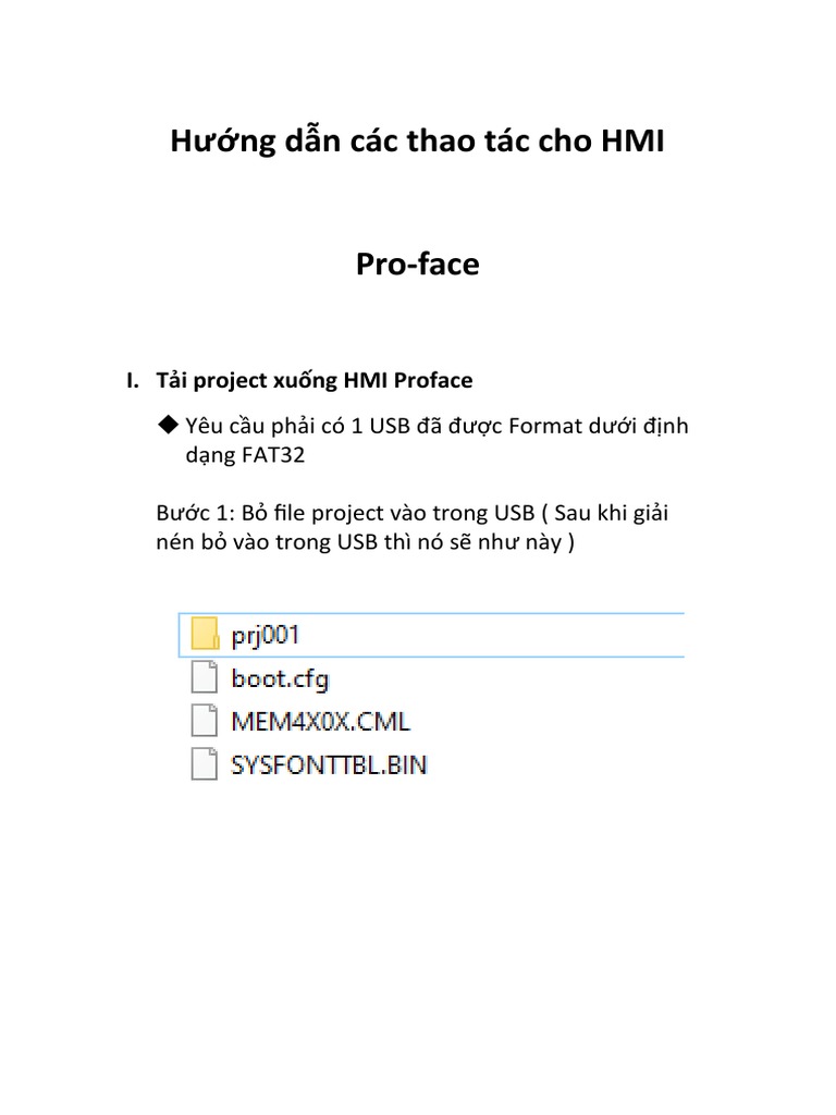 Hướng dẫn thao tác cơ bản Pro-face | PDF