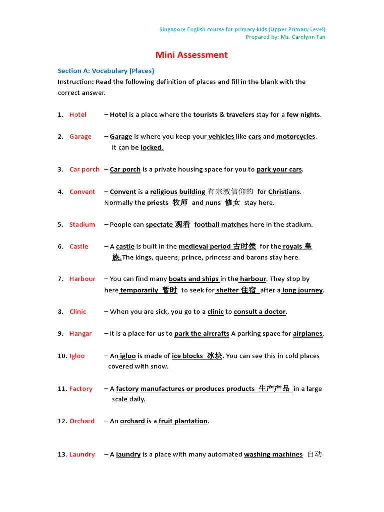 Mini Assessment (10th July) | PDF